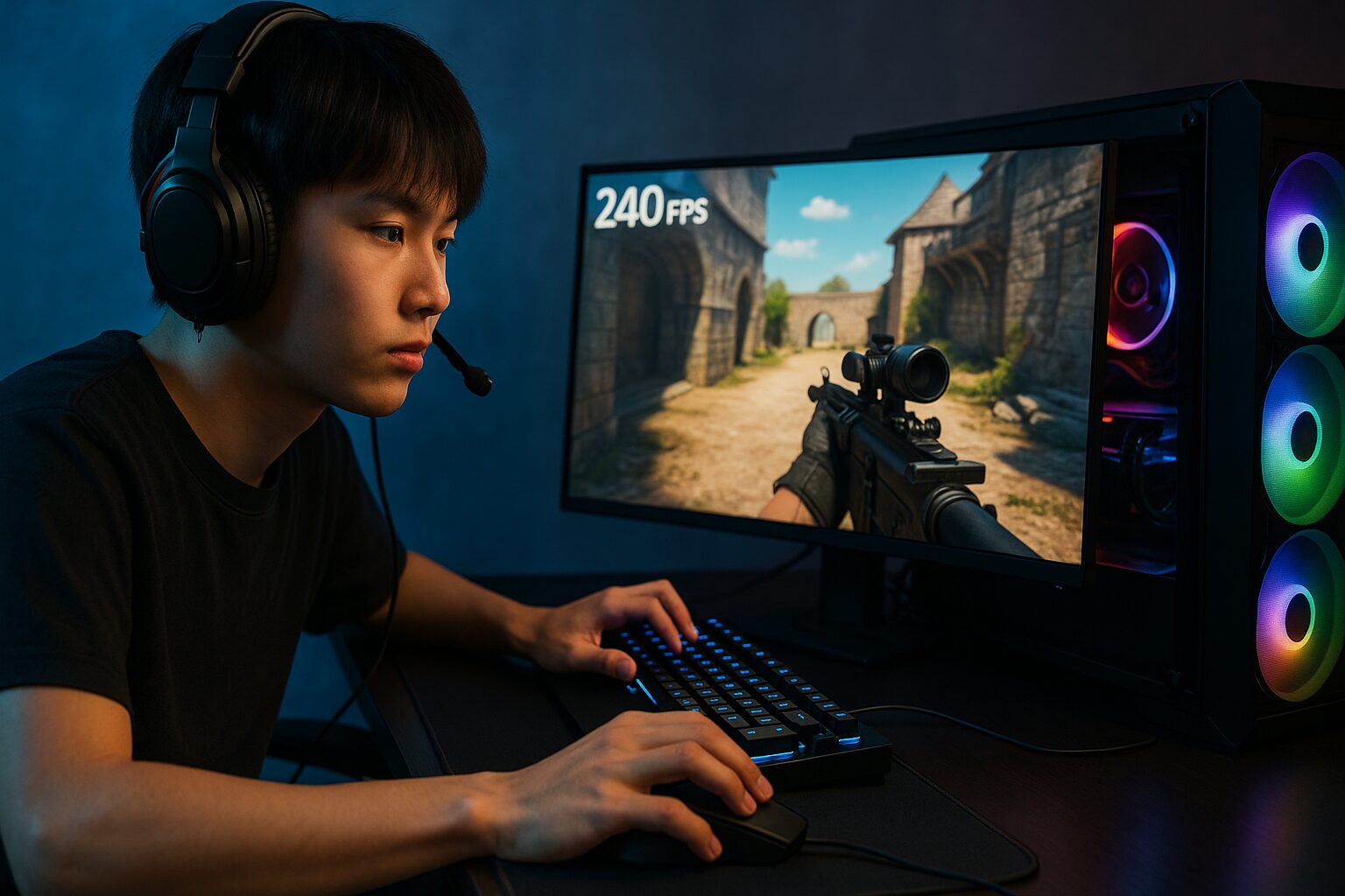 ゲーミングpcで240fps出すには？必要スペック・設定・モニター条件を完全解説