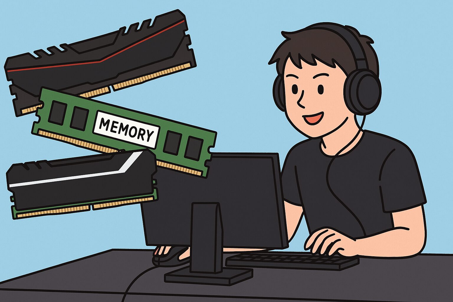 ゲーミングpcメモリのおすすめメーカー｜初心者から上級者まで選び方ガイド
